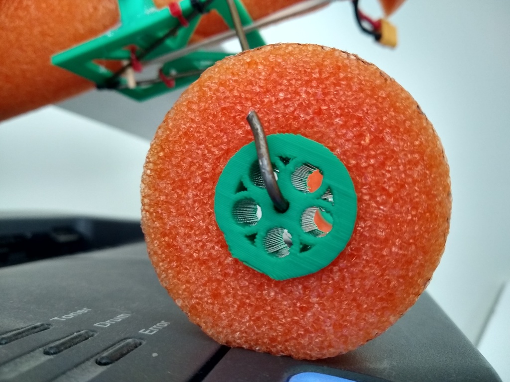 RC Airplane Pool Noodle Wheels by donutboy3 | Download free STL model ...