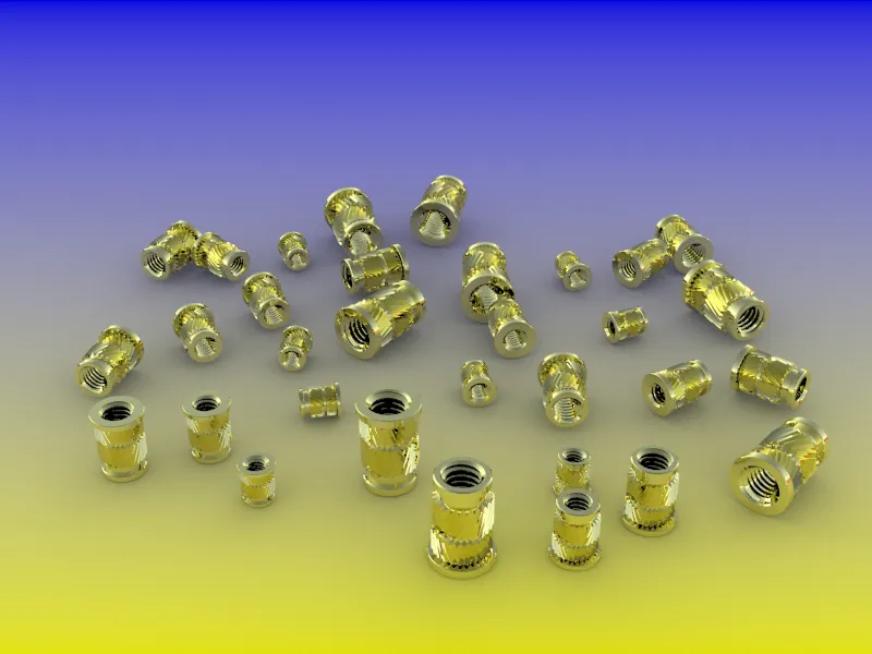 flanged inserts by EA3D | Download free STL model | Printables.com