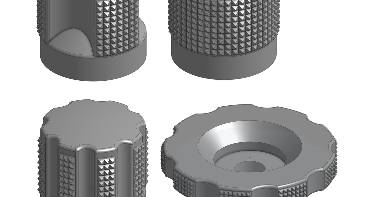 Knobs by EA3D | Download free STL model | Printables.com