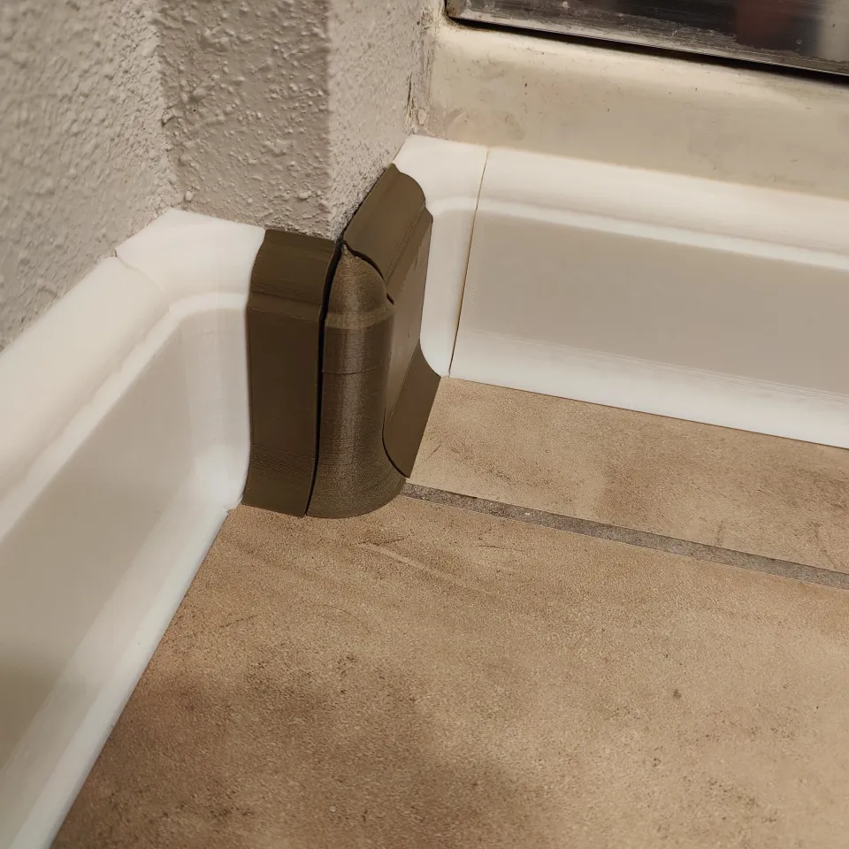 Baseboards for where floor and wall meet by DP | Download free STL ...