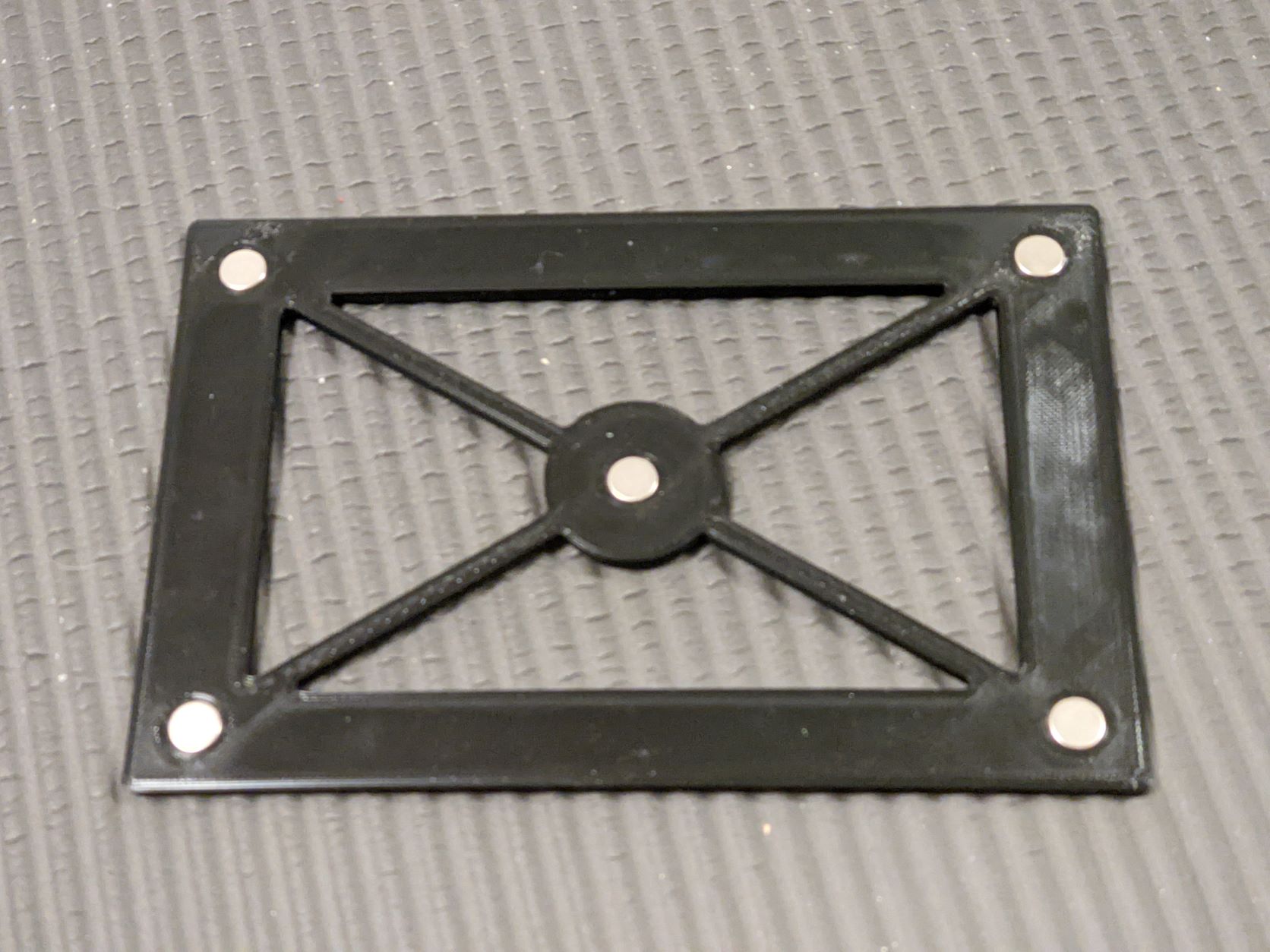 Velcro loop fridge magnet (150x100mm) by jussikal | Download free STL ...