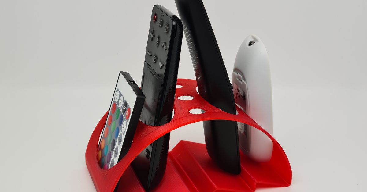 Remote Holder by Flotschi | Download free STL model | Printables.com