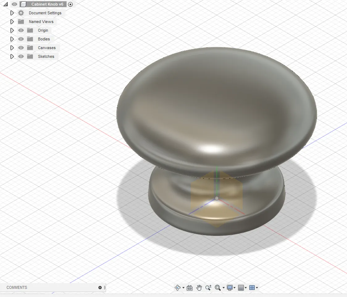 Replacement Drawer Knob by zukpr | Download free STL model | Printables.com
