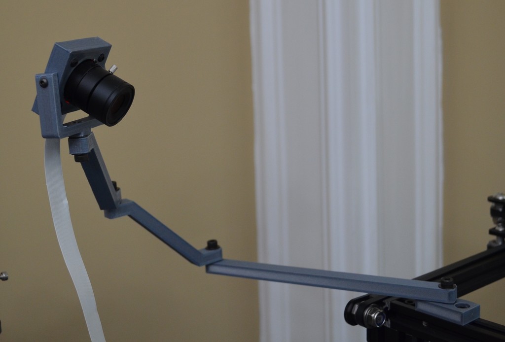 Raspberry Pi Camera Mount for 2020 or 2040 Extrusions (CR-10, CR-10s ...