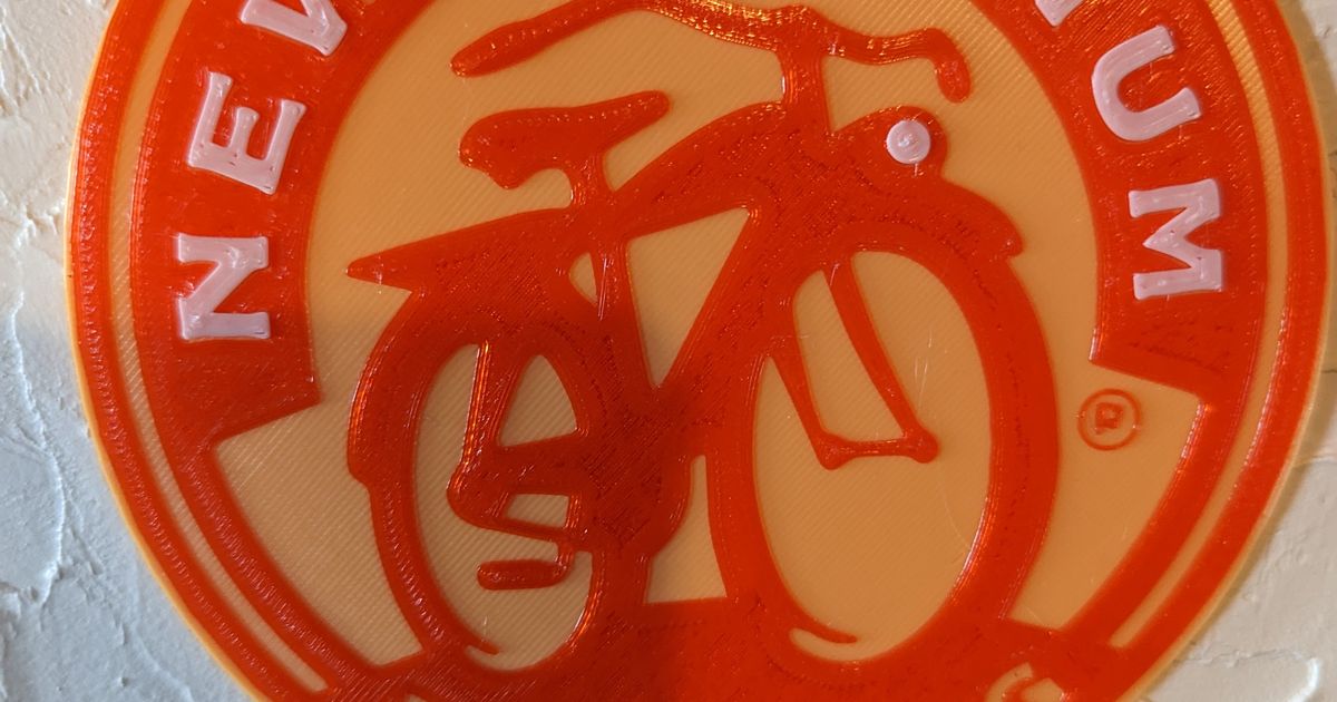 New Belgium Brewing - Fat Tire Beer Logo sign by Nuvz | Download free ...