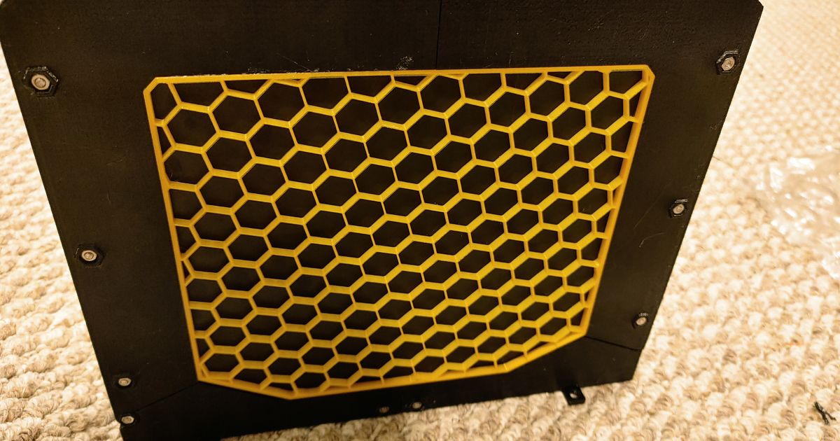 Honeycomb insert for MMU2 Filament buffer by Navcab4422 | Download free ...