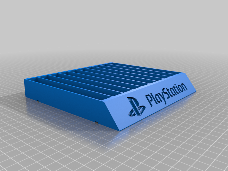 Playstation Case Holder - Modular by baldsealion | Download free STL ...