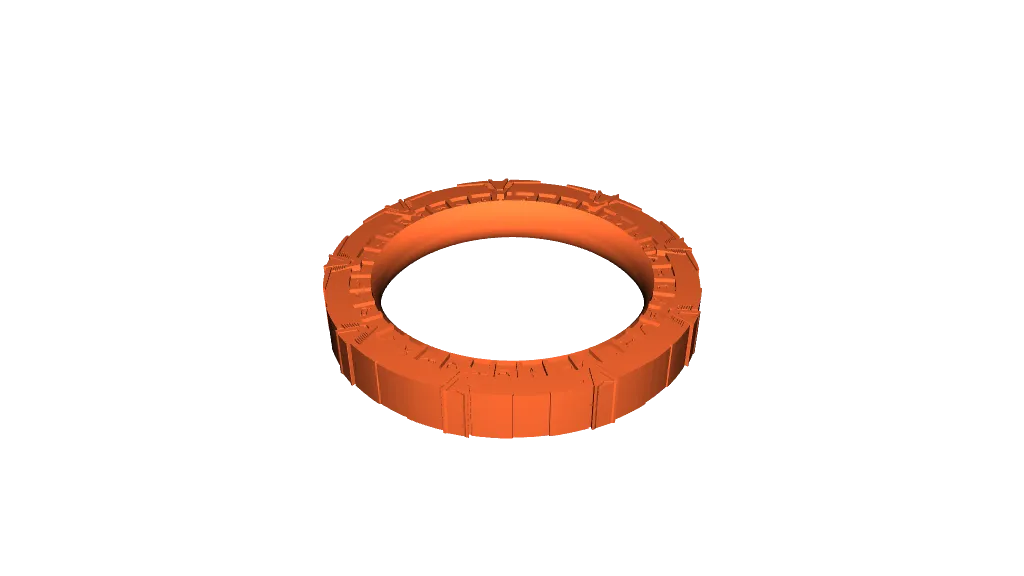 Stargate Ring (for finger) by baldsealion | Download free STL model ...