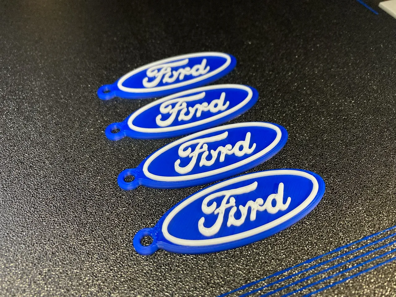 Ford Keychain Logo by sumrek | Download free STL model | Printables.com