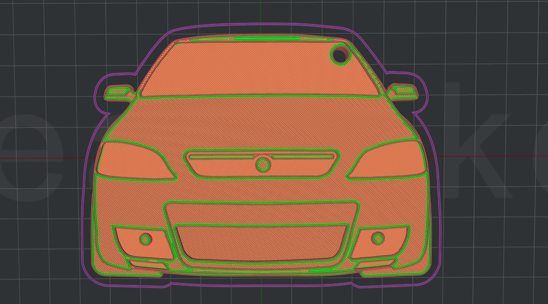 Opel/Vauxhall Astra G OPC Keychain (Front view) by Den | Download free ...