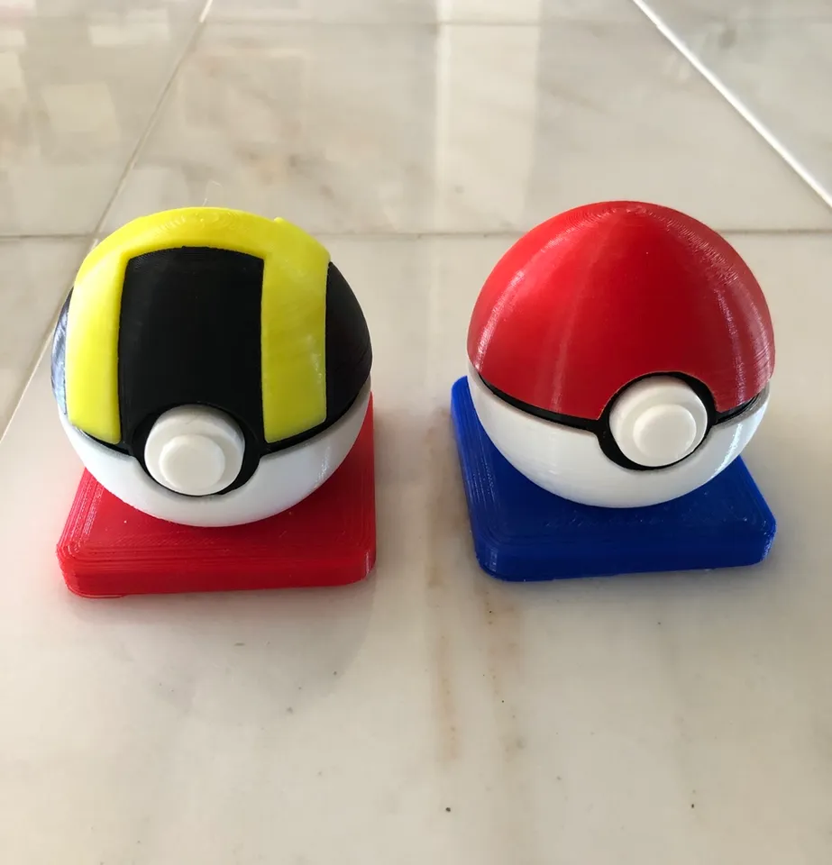 Pokeball Stand by Mattookah | Download free STL model | Printables.com