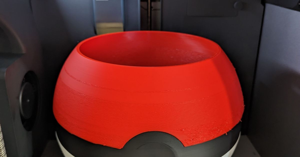 Multi-Color / Multimaterial Pokeball halloween bucket by TallDonkey ...