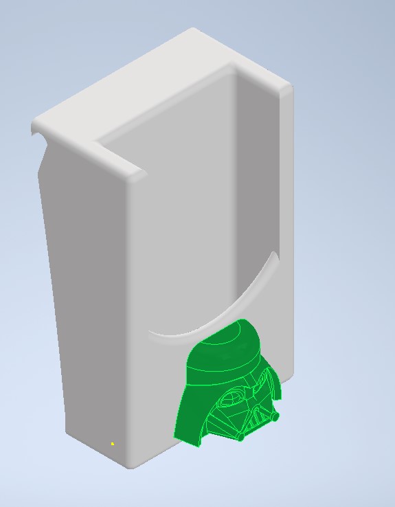 Vader Hanging Remote Holder by XShadeTreeX | Download free STL model ...