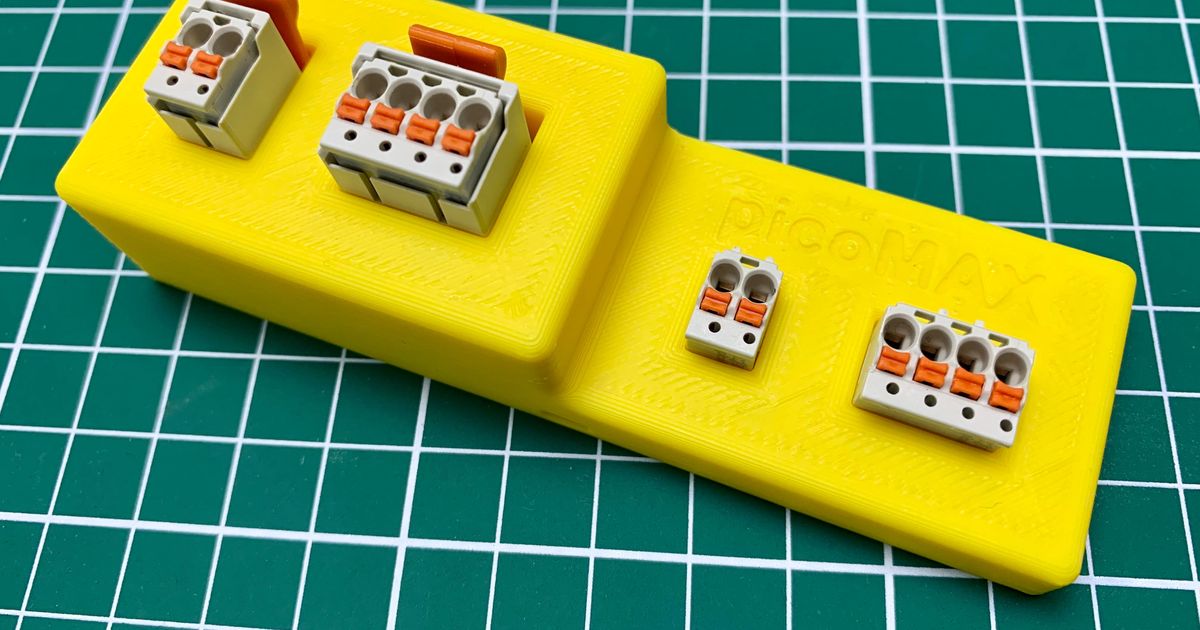 Wago picoMAX connector wiring helper by fns720 | Download free STL ...
