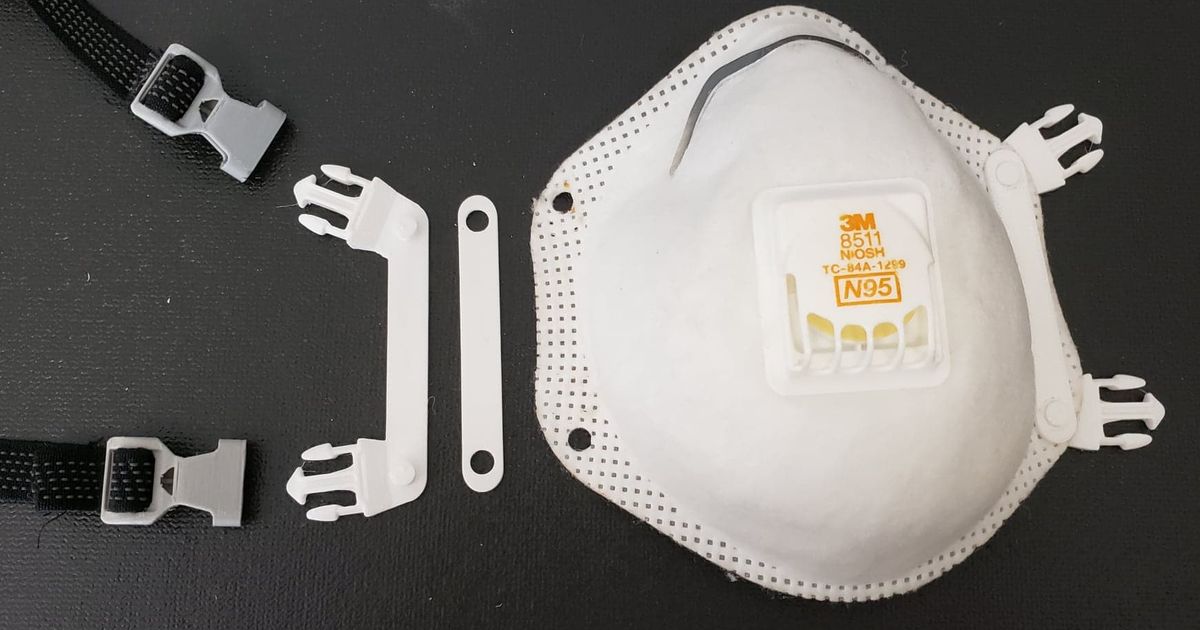 N95 Mask Comfort Kit by Oz | Download free STL model | Printables.com