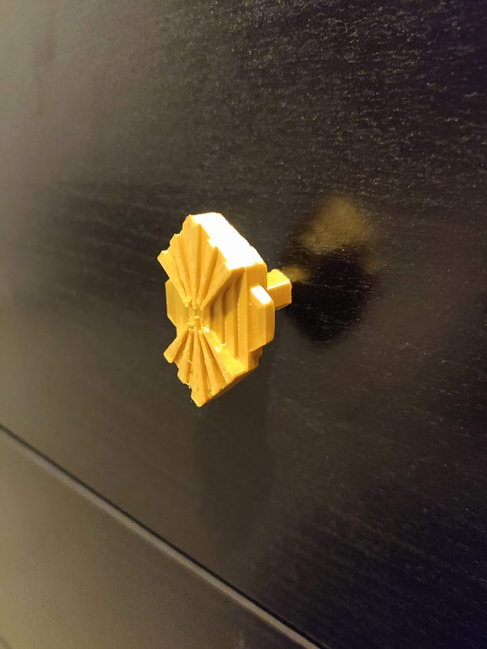 Art Deco Knob by Javier Rizzo | Download free STL model | Printables.com