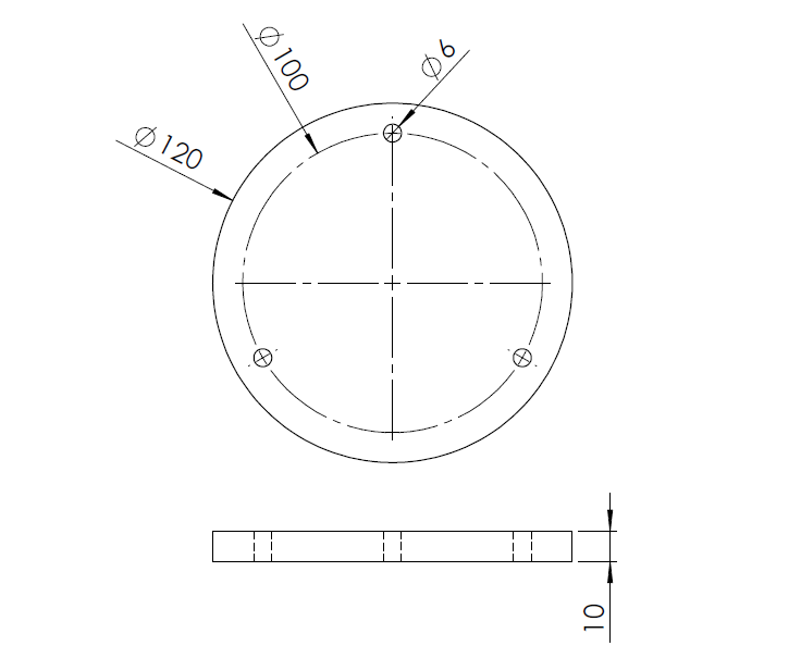 ROUND COVER CAP SCALABLE 3 HOLES by The Sloppy Apprentice | Download ...
