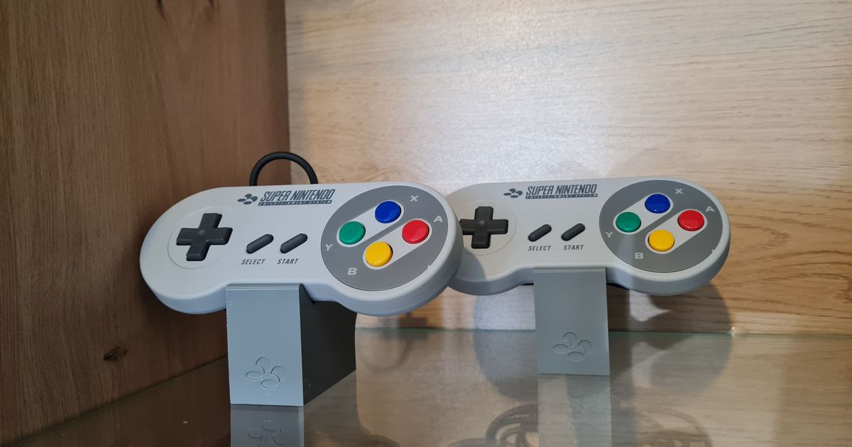 SNES Controller Stand by Mr. Kit | Download free STL model | Printables.com