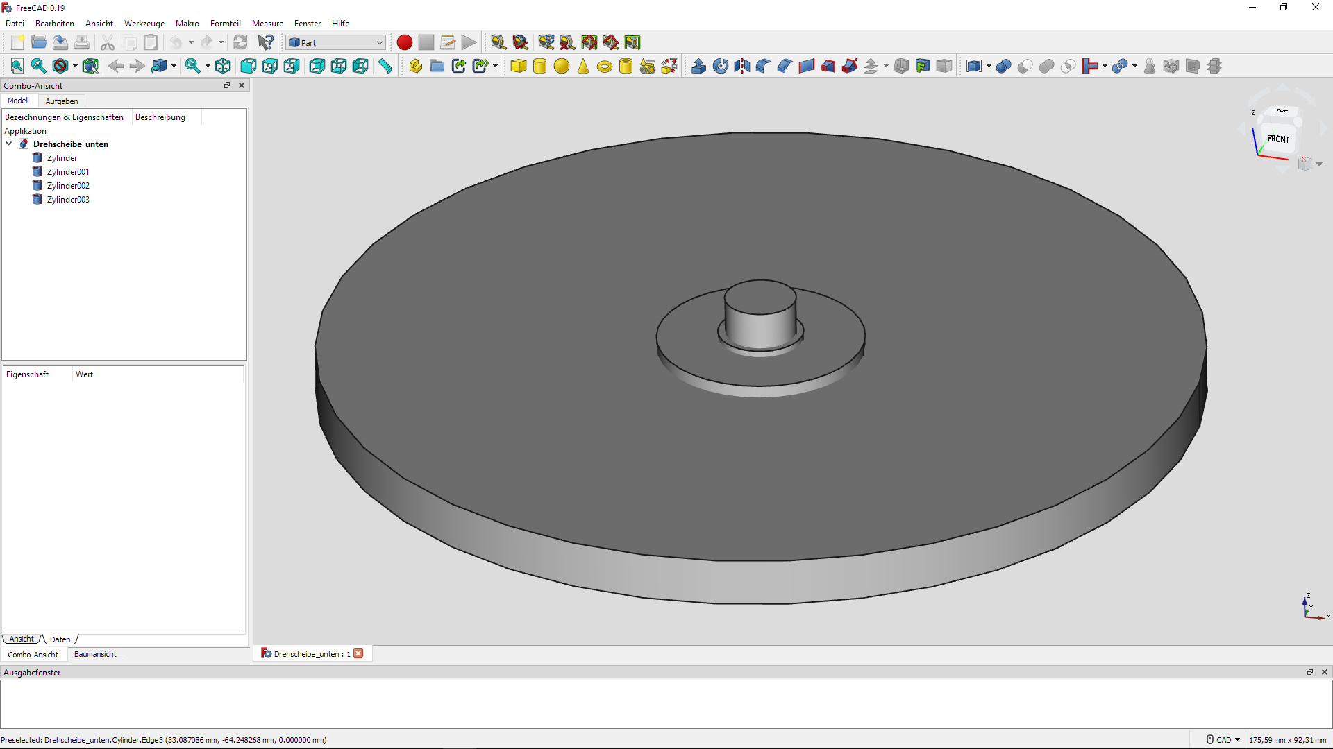 Miniature turntable (dia 150 mm) by gskollnau | Download free STL model ...