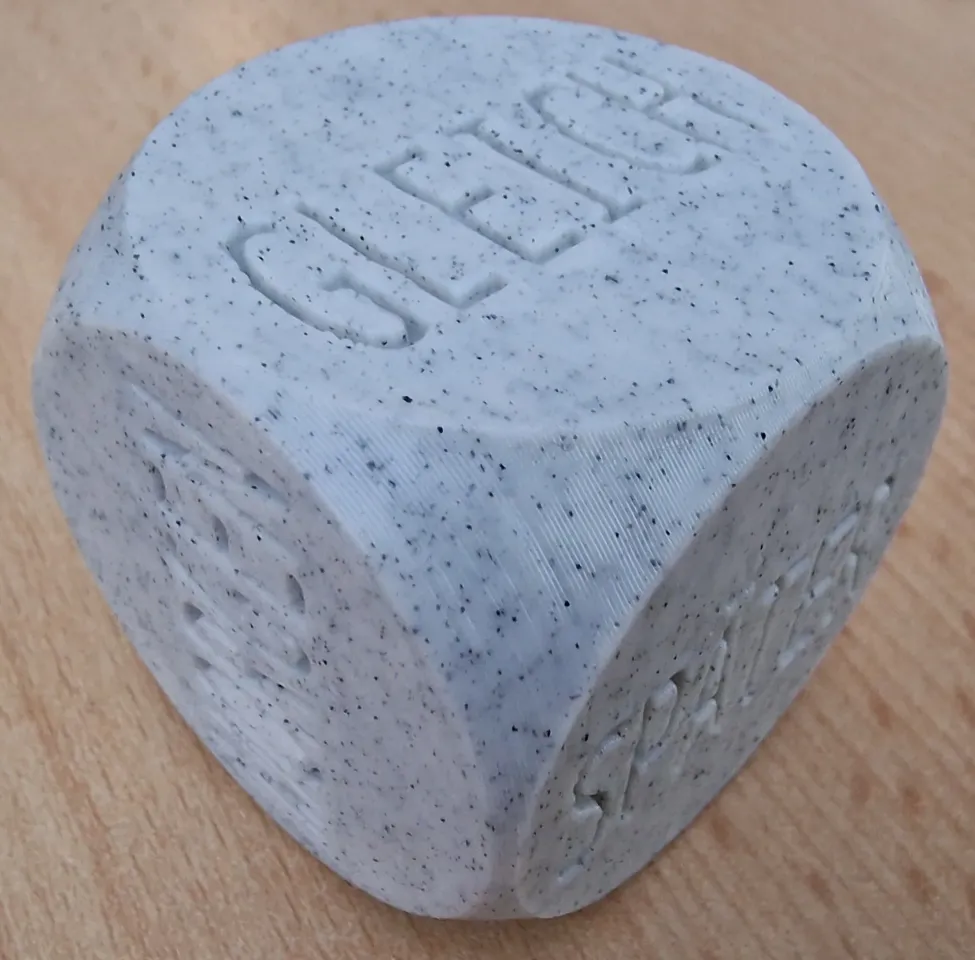 Decision Dice (German) by Locu | Download free STL model | Printables.com