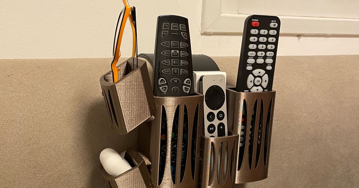 Remote Holder Type 1 by Ariel 3D | Download free STL model | Printables.com