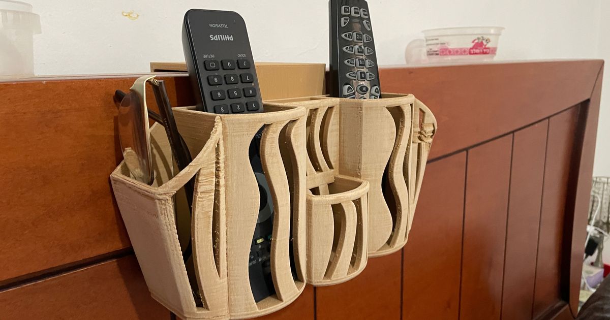 Remote Holder Type 2 by Ariel 3D | Download free STL model | Printables.com