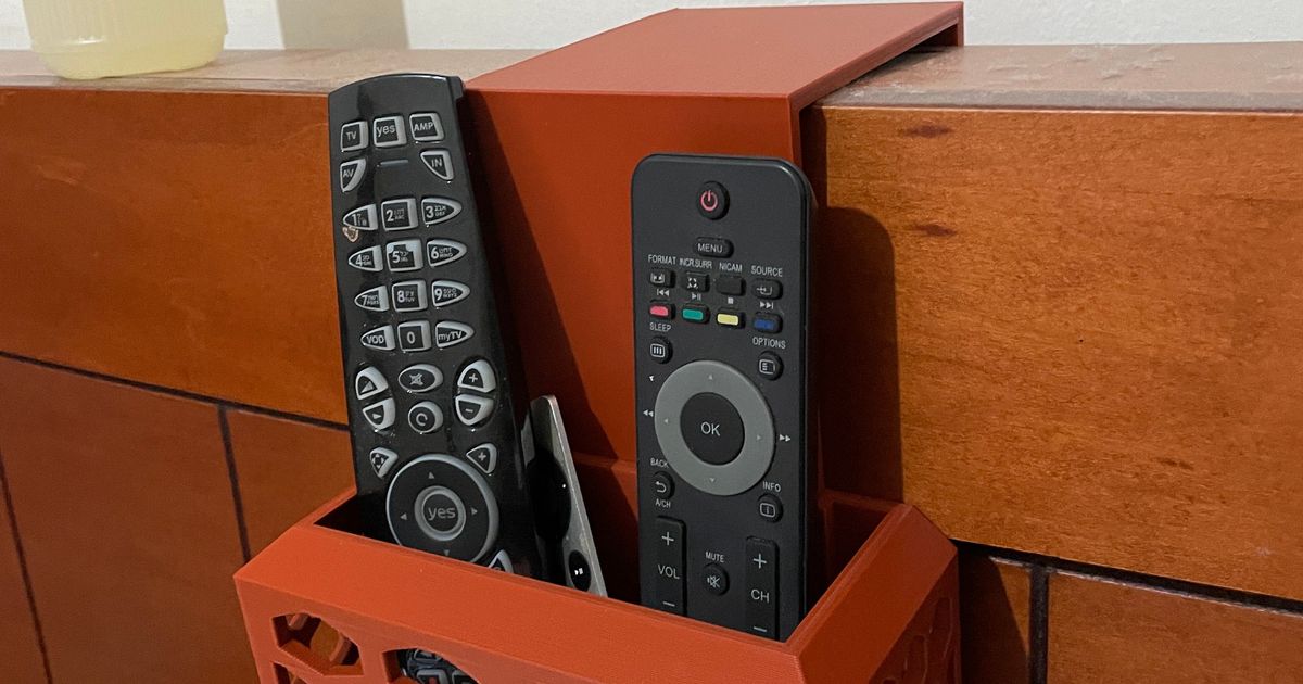 Remote Holder Type 3 by Ariel 3D | Download free STL model | Printables.com