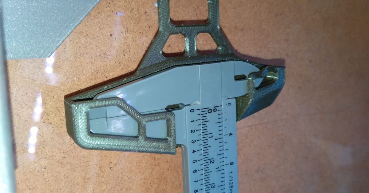 Caliper under-shelf holder by b--rian | Download free STL model ...
