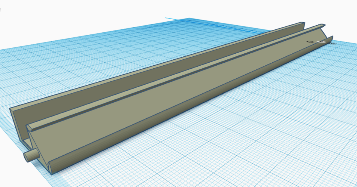 Glass shelf LED Strip holder by ModerNerd | Download free STL model ...