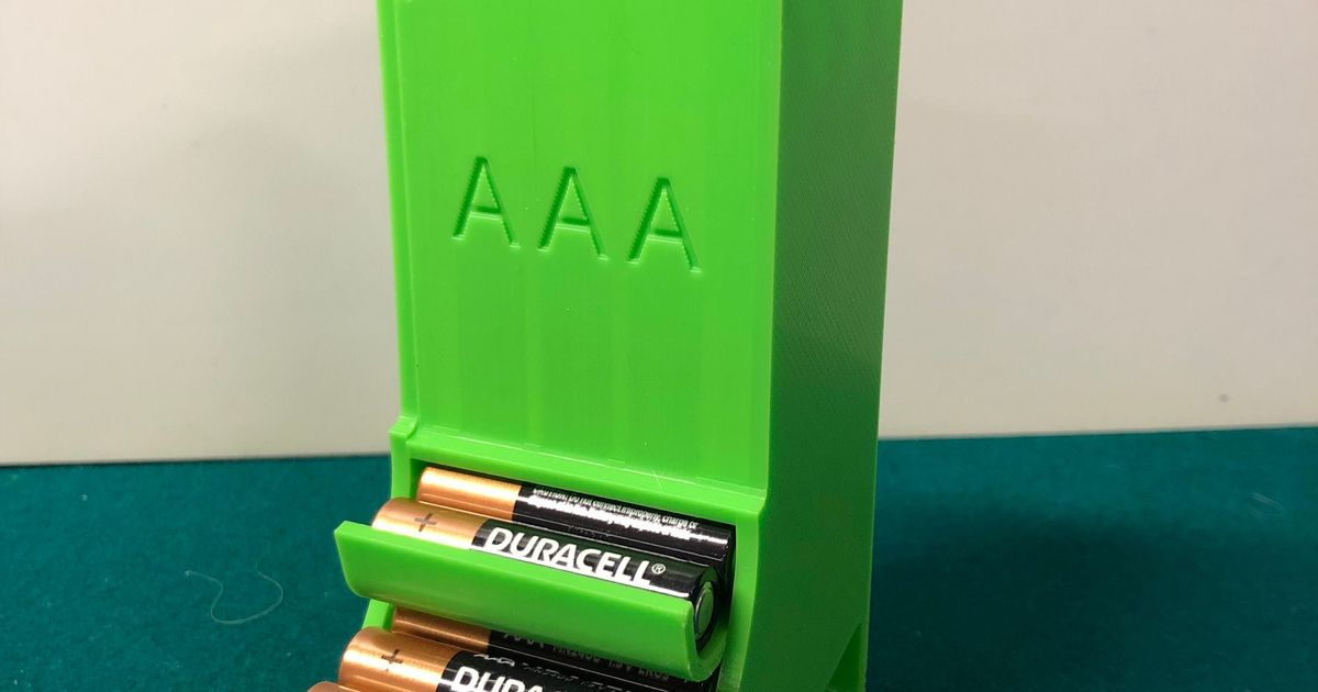 AAA Battery Dispenser that won't jam by KLR-Tom | Download free STL ...
