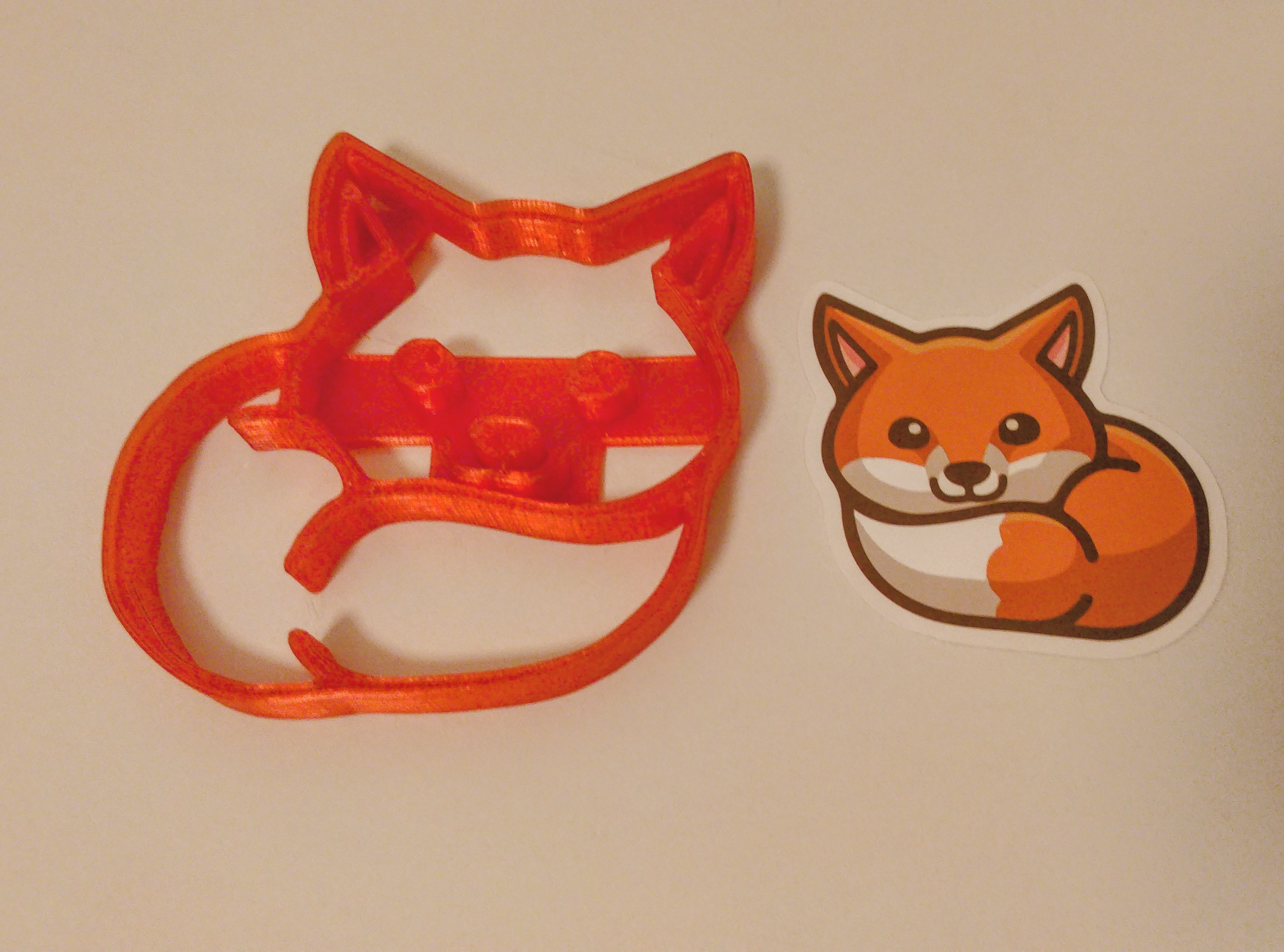 Fox cookie cutter by jendakolda | Download free STL model | Printables.com