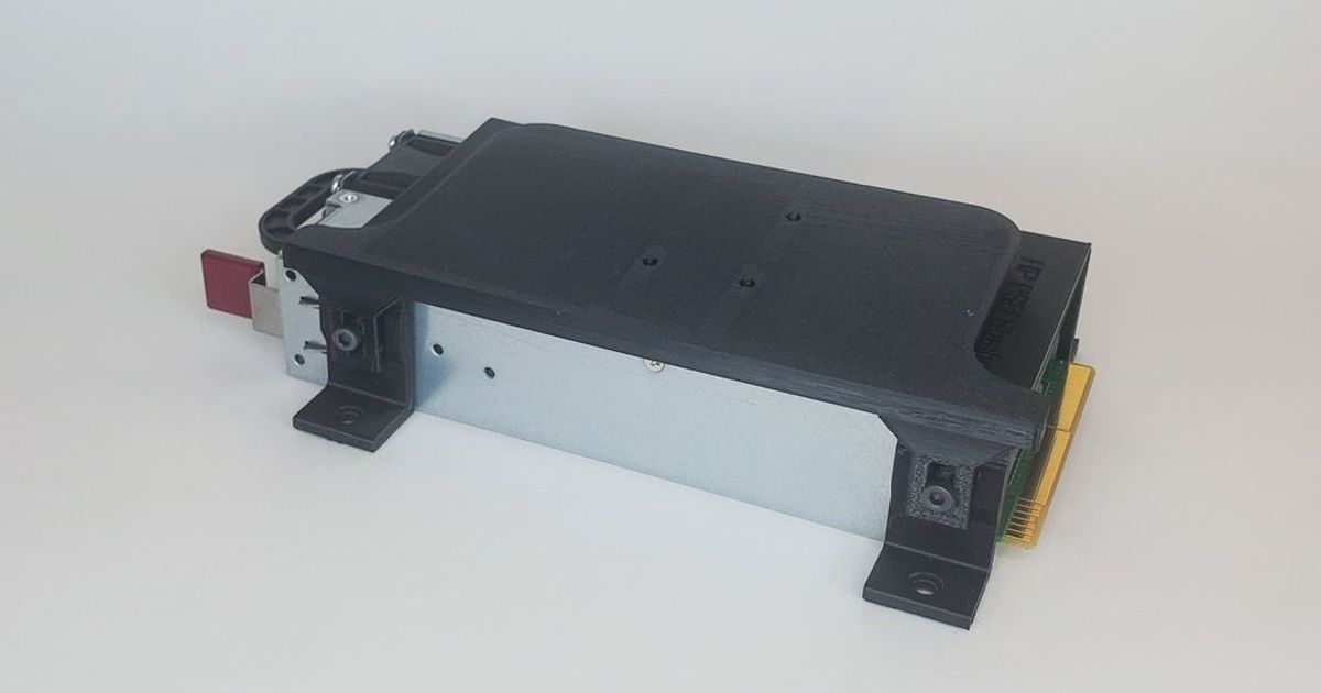HP PSU Strap w/ Mount Support by Derik Whittaker | Download free STL model | Printables.com