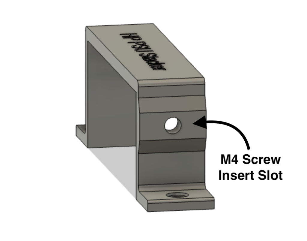 HP PSU Strap w/ Mount Support by Derik Whittaker | Download free STL model | Printables.com