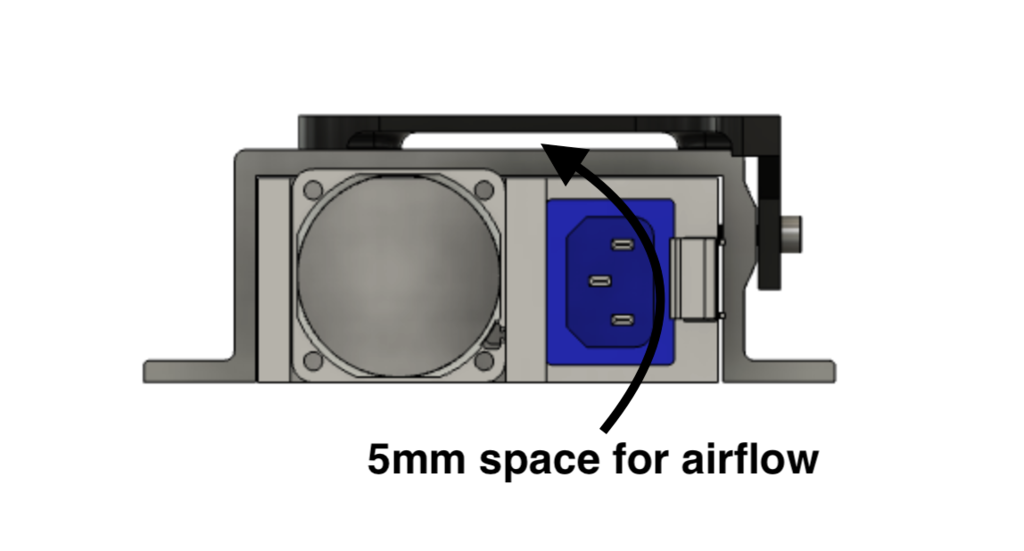 HP PSU Strap w/ Mount Support by Derik Whittaker | Download free STL model | Printables.com