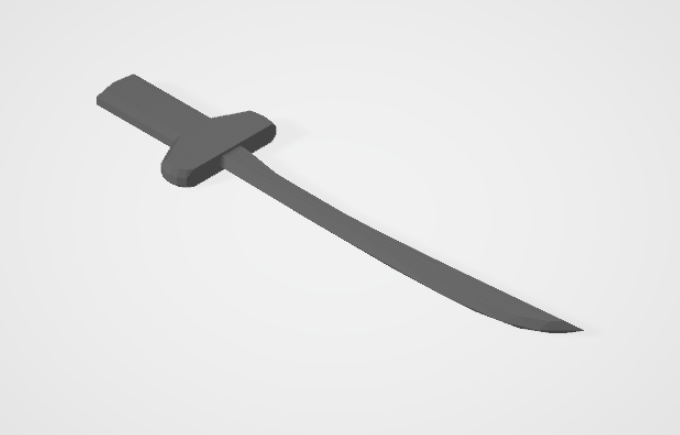 Simple Katana by Neonek343 | Download free STL model | Printables.com