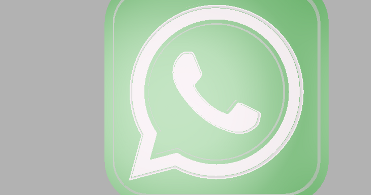 Whatsapp Logo Lamp by Quattrox | Download free STL model | Printables.com