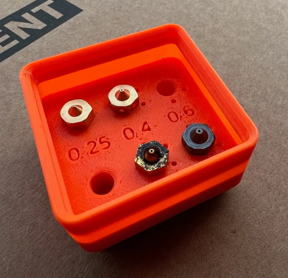 Customisable Gridfinity nozzle holder (OpenSCAD) by SamD | Download ...