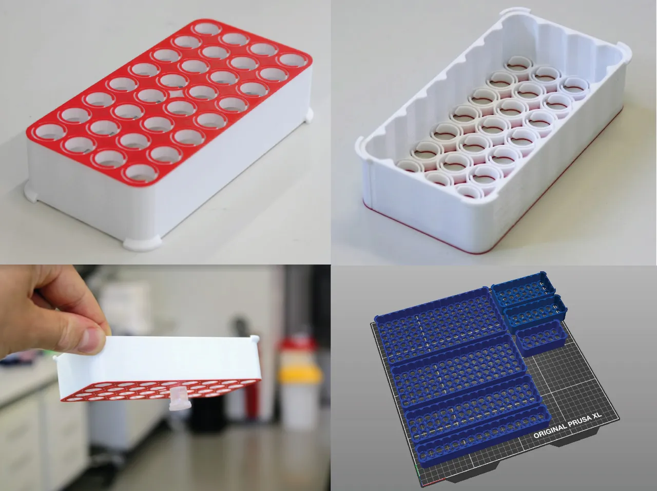 2 mL Tube Rack: Secure Eppi Storage Solution in various sizes by Stefan ...