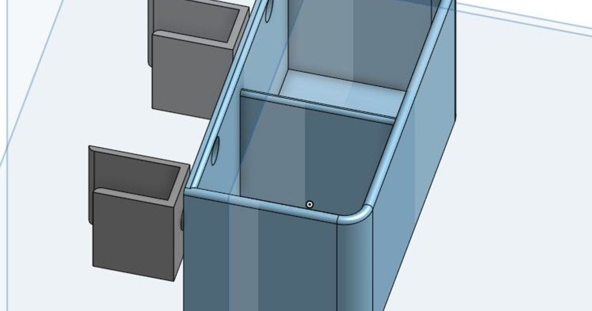 Slide on Table Remote Caddy by Donnelly326 | Download free STL model ...