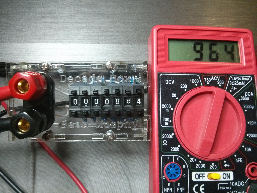 Decade Resistor Box by Duck | Download free STL model | Printables.com