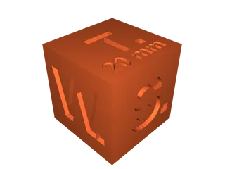 Scale Cube by Duck | Download free STL model | Printables.com