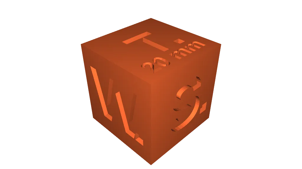 Scale Cube by Duck | Download free STL model | Printables.com