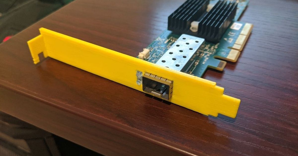 Mellanox ConnectX-2 Full height bracket by Duck | Download free STL ...