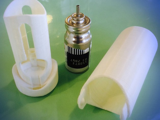 Simple Asthma Inhaler + Spacer by Dany Sánchez | Download free STL ...