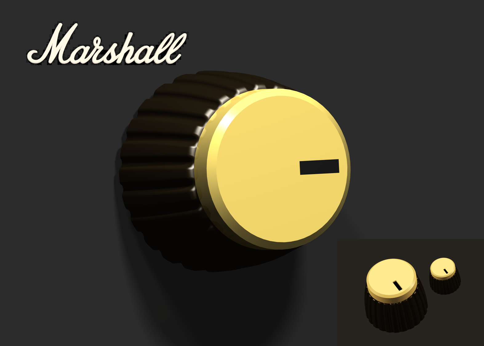Marshall knobs by rorys3D | Download free STL model | Printables.com
