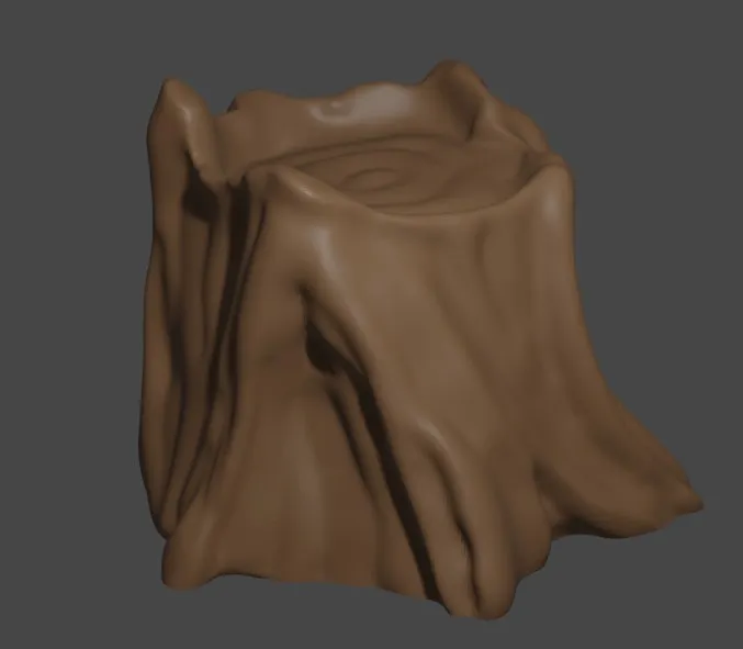 All purpose Log Stump by cospacegirl | Download free STL model ...