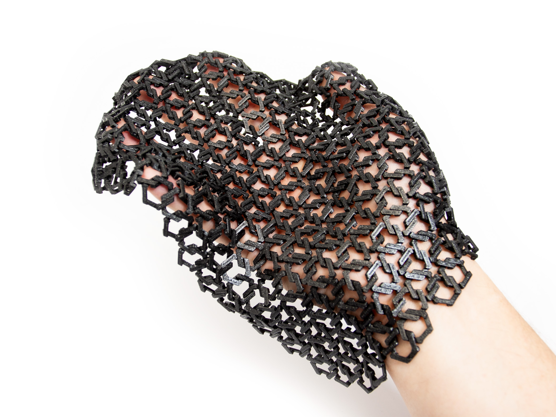 Chainmail fabric with hexagonal pattern by Michal Fanta | Download free ...