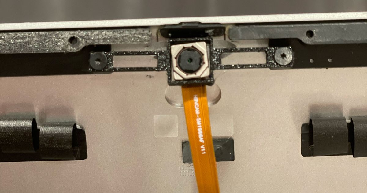 iMac 27" (2014) Internal USB Camera Mount by KevDoy | Download free STL ...