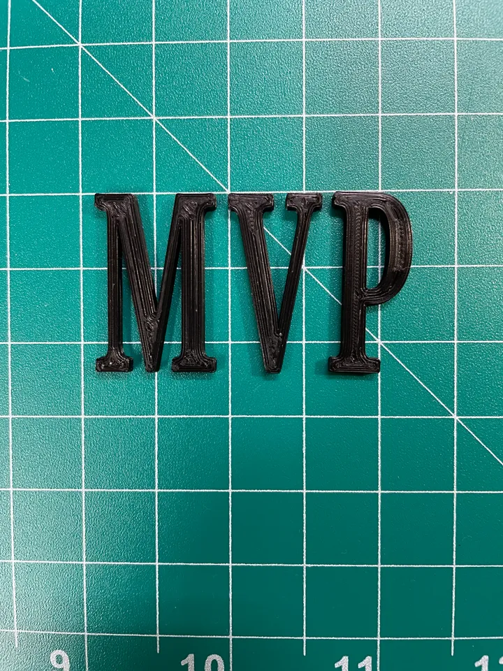 MVP Text by Shakurityzone | Download free STL model | Printables.com