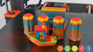 3D BENCHY (2 COLORS) by Prusa Research | Download free STL model ...